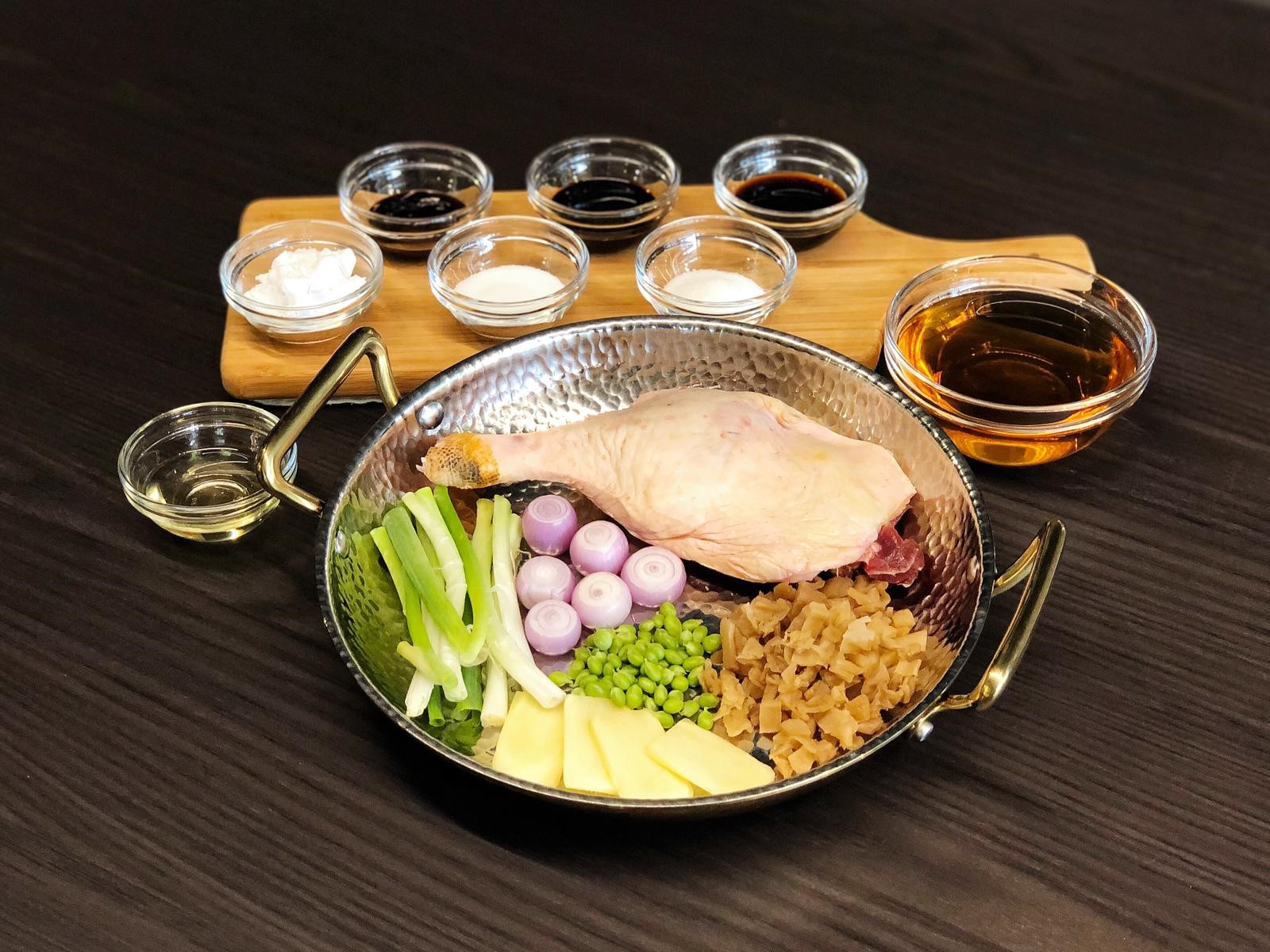 Braised French Duck Leg with Preserved Vegetables by Wong Wing Keung